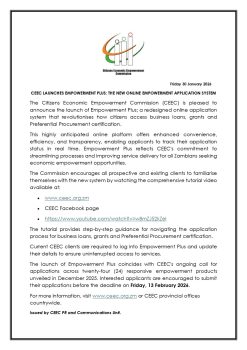 CEEC Launches Empowerment Plus Online Application Platform - Techtrends ...